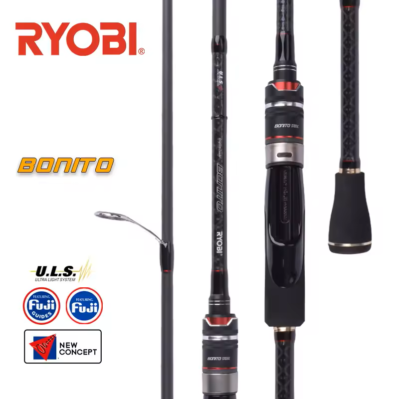 RYOBI BONITO ULS Ultralight ALL FUJI Spinning ROD – tacklebox-me